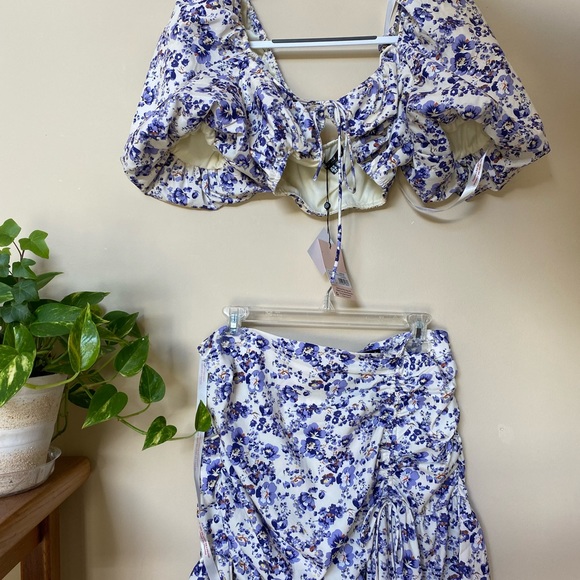 Missguided | Dresses | Misguided Two Piece Top And Skirt Set New With ...